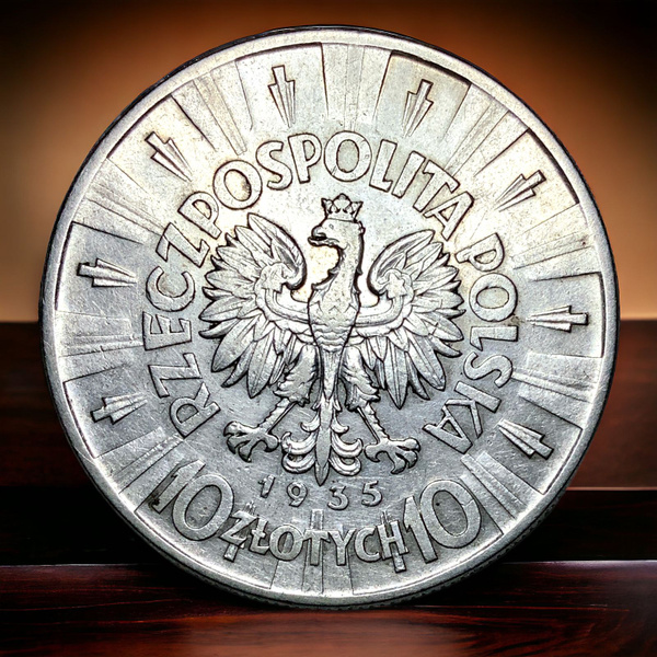Монета Польша 10 злотых 1935 года. Юзеф Пилсудский. Серебро - купить в интернет-магазине OZON с ...