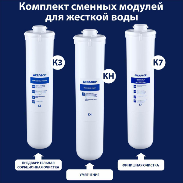 Комплект сменных модулей АКВАФОР К3-КН-К7 купить на OZON по низкой цене ...
