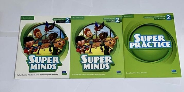 Super Minds Second Edition 2 + Super Practice 2 SB+WB+Grammar - купить с доставкой по выгодным ...