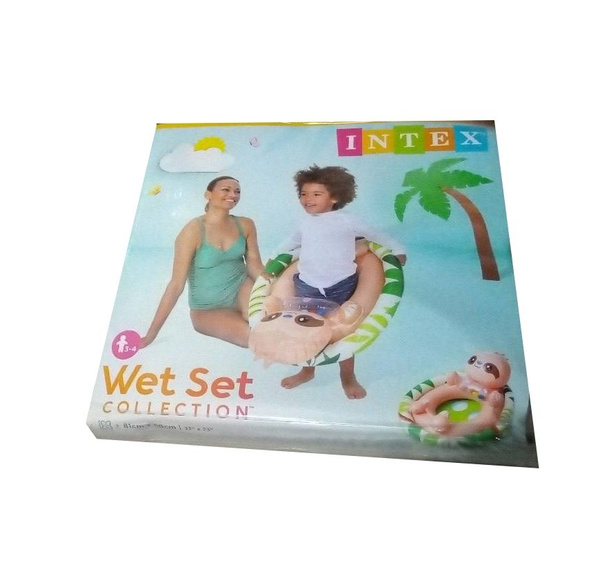 Надувной круг Intex 59570 "Животные", с сидением и спинкой, до 23кг, 3 ...