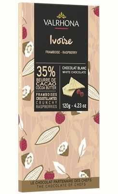 Плитка белого шоколада Valrhona Ivoire с малиной, 3x120г купить на OZON ...