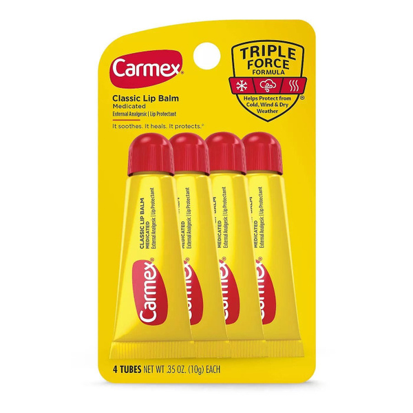 CARMEX Набор бальзамов для губ 4 шт - купить с доставкой по выгодным ...