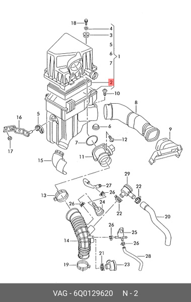 Фильтр воздушный Sauvage 6Q0129620 - купить по выгодным ценам в ...