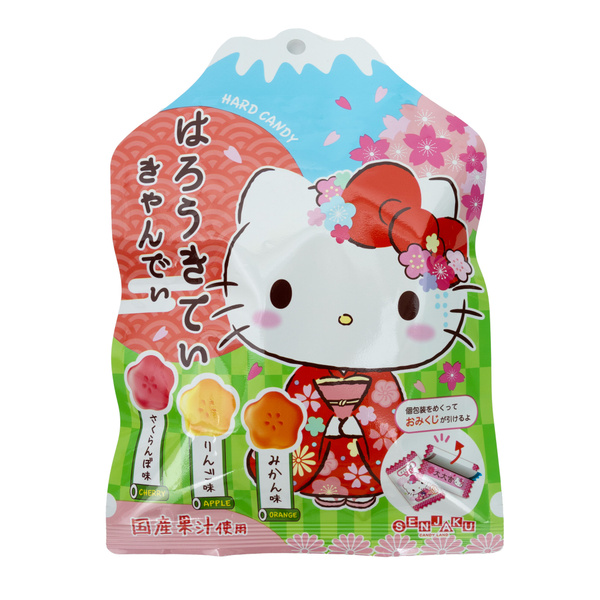 Японские леденцы "Hello Kitty" фруктовое ассорти, Senjaku Co., Ltd ...