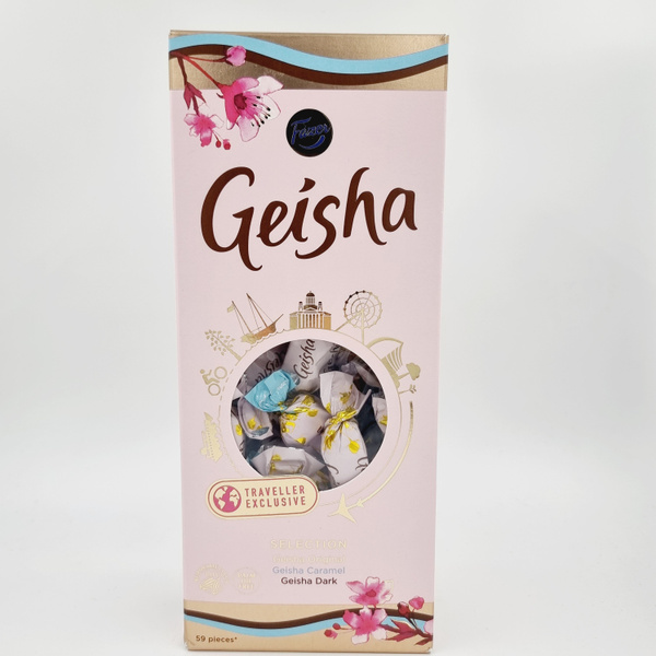 Конфеты шоколадные Fazer Geisha Caramel & Sea Salt с начинкой из ...