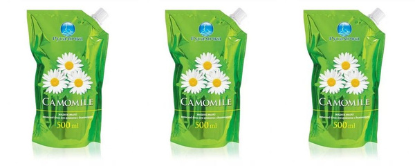 Русалочка Мыло жидкое "Ромашка", запасной блок, 500 мл, 3 шт - купить с ...