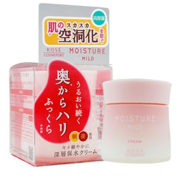 KOSE Moisture Mild Cream Интенсивно увлажняющий крем с гиалуроновой ...