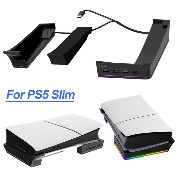 Горизонтальная подставка подходит для PS5 Slim Digital Edition и Disc ...