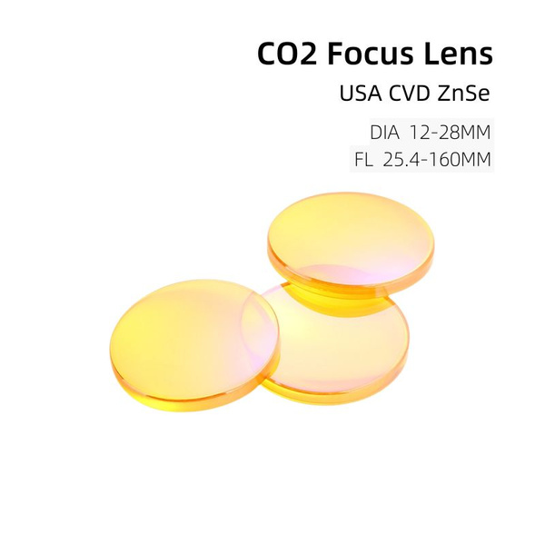 Фокусирующий объектив USA CVD ZnSe CO2 Focus Lens DIA 12-20 FL 25.4 ...