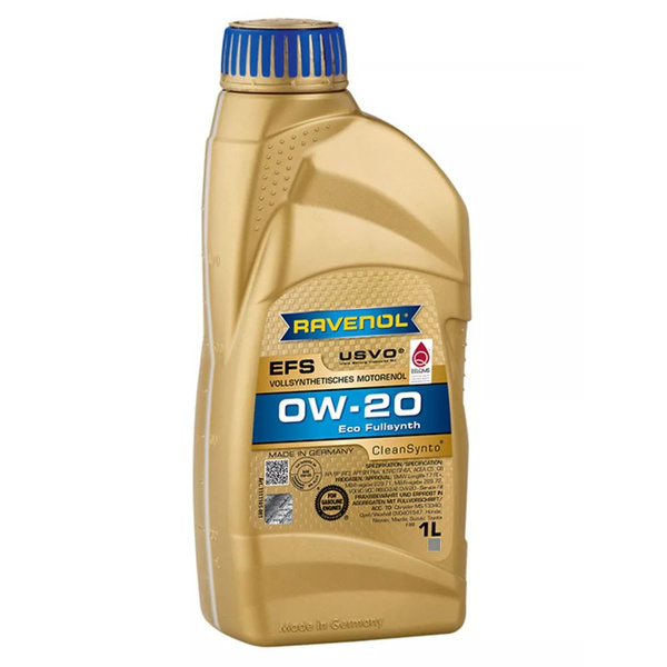 Масло моторное RAVENOL 0W-20 Синтетическое 1 л 111110500101999 купить c доставкой на OZON по ...
