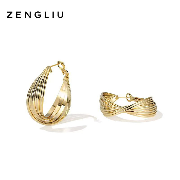 ZEGL Official Store Серьги каффы - купить с доставкой по выгодным ценам ...