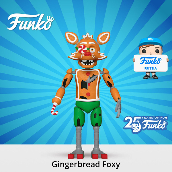 Фигурка Funko Action Figure Games FNAF Holiday Gingerbread Foxy / Фанко ...