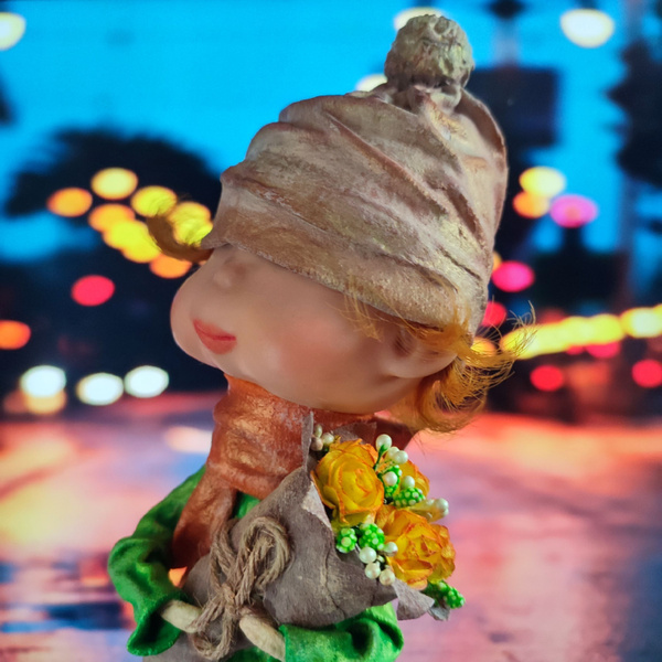 Авторская кукла,кукла ручной работы, "Цветы для мамы" JGri_Dolls купить ...