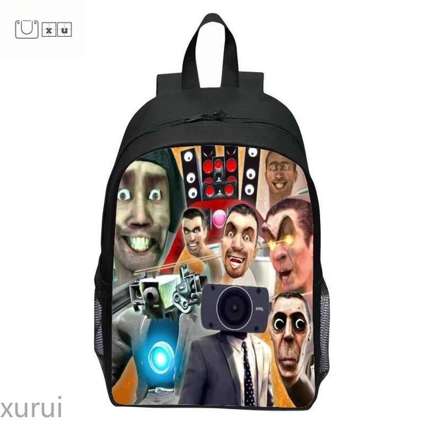 Рюкзак-skibidi toilet сумка xurui - купить с доставкой по выгодным ...