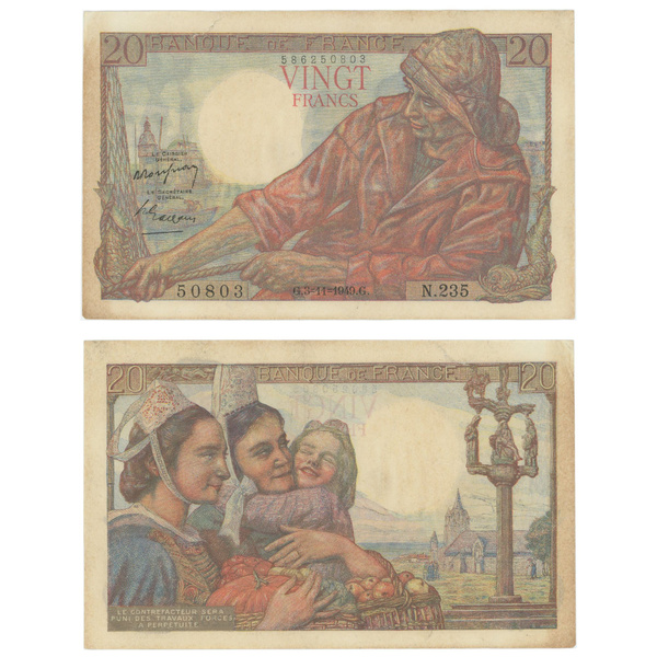 Купюра, Франция, 1949 год, 1 шт - купить по выгодной цене в интернет-магазине OZON (1505380102)
