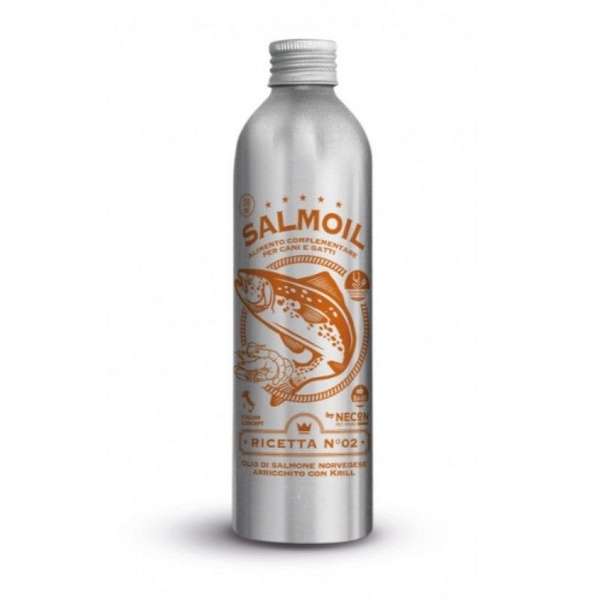 Лососевое масло для собак и кошек Necon Salmoil Ricetta 2 для ...