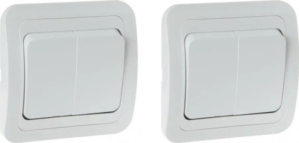 Выключатель 2СП Makel Mimoza Белый (комплект из 2 шт) купить на OZON по низкой цене (1512202046)