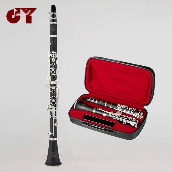 Кларнет JYCL-2000S Си-бемоль 17 клавиш Черный Ветер Белый Медный ...
