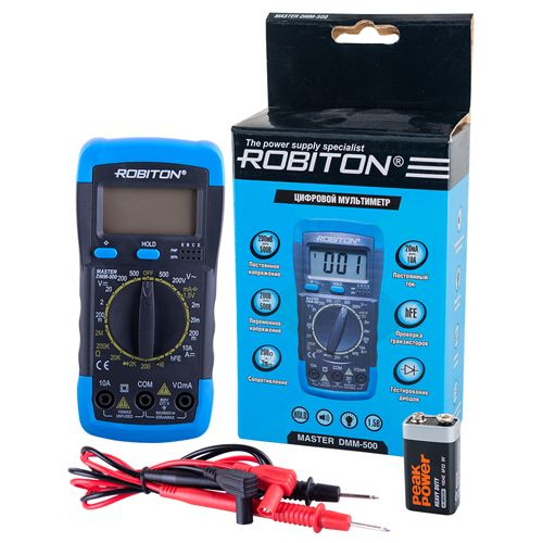 Цифровой мультиметр - ROBITON MASTER DMM-500 купить по выгодной цене с доставкой по Москве и ...
