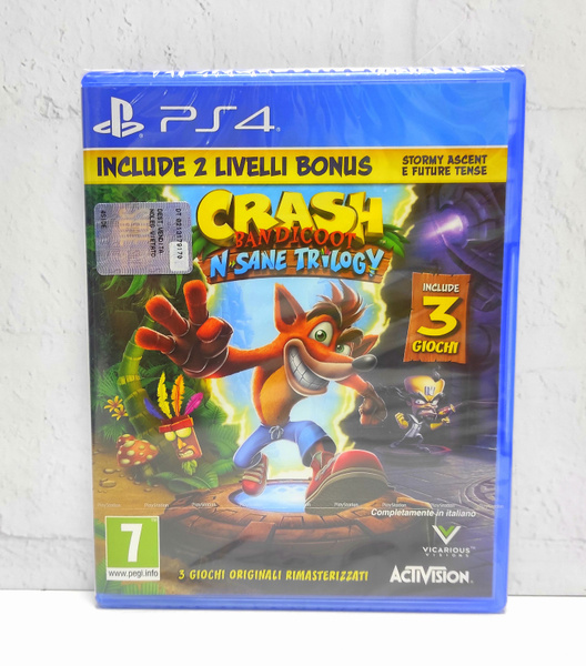 Игра Crash Bandicoot N.sane Trilogy (PlayStation 4, PlayStation 5 ...