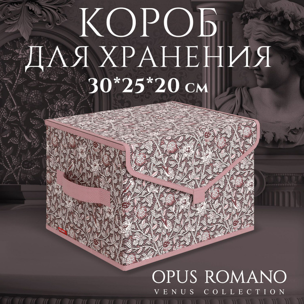 Коробка для хранения VALIANT, 30 х 25 х 20 - купить по выгодной цене в интернет-магазине OZON ...