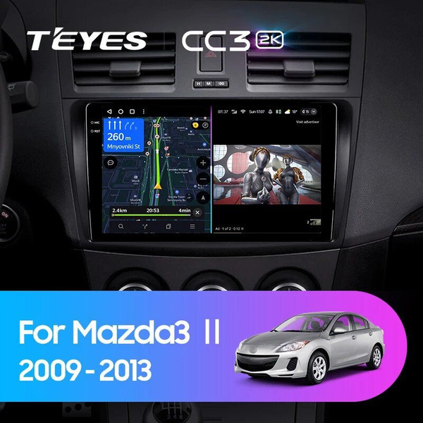 Магнитола Teyes CC3 2K 4-32 Mazda 3 2 2009-2013 9.5"Штатное место - купить в интернет-магазине ...
