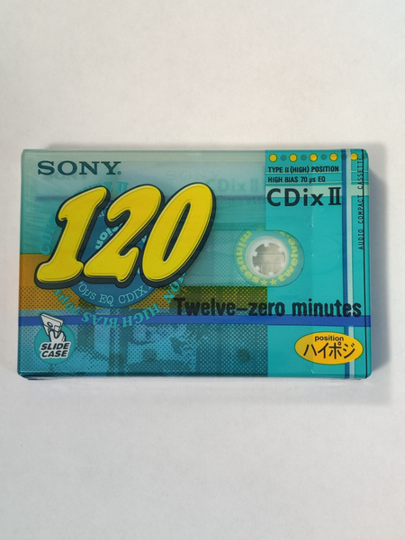 Аудиокассета запечатанная SONY CDixII 120 (CrO2) C120CDX - купить с ...
