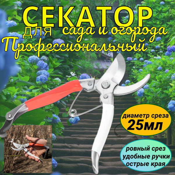 Секатор садовый - купить по выгодным ценам в интернет-магазине OZON ...
