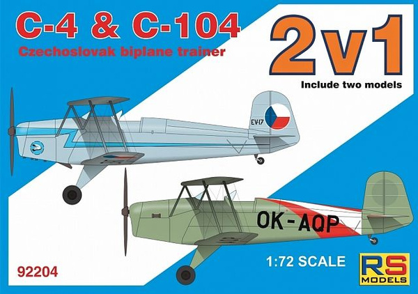 Сборная модель самолета Aero C 4 C 104 Double kit, масштаб 1/72 - купить с доставкой по выгодным ...