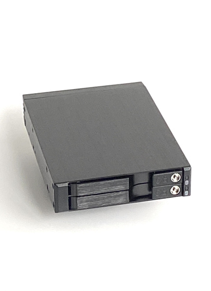 Корзина N-21SS-12G-BK на два SSD 2.5" SATA3/SAS - купить с доставкой по ...