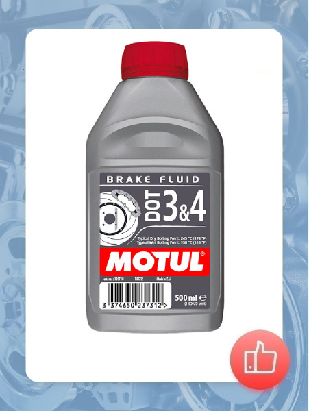 Жидкость тормозная MOTUL Тормозная жидкость DOT 3&4 Brake Fluid FL DOT ...