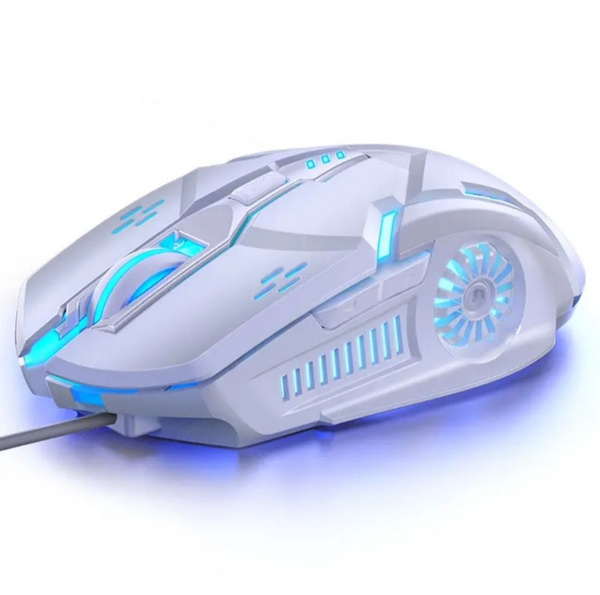Игровая мышь проводная G5_game, белый - купить по выгодной цене в ...