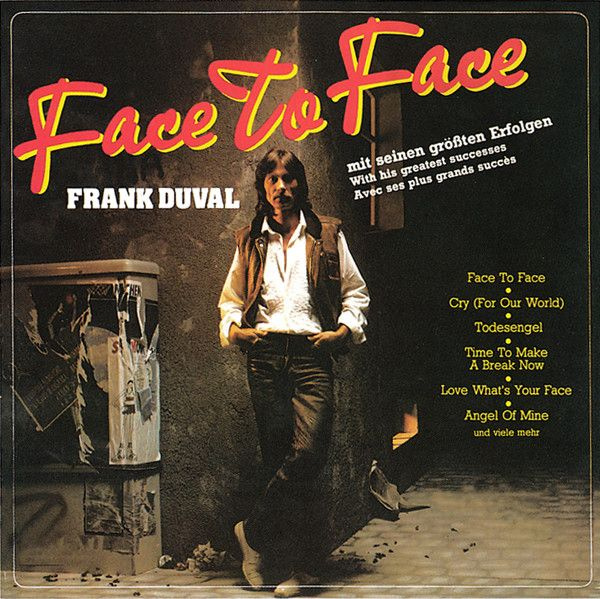 CD Frank Duval. Face To Face (Germany, EastWest, 2292-44347-2, 1991) CD ...