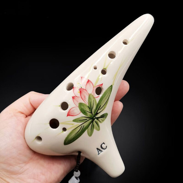 Fengya Ocarina Окарина с двенадцатью отверстиями,C,белый - купить с ...