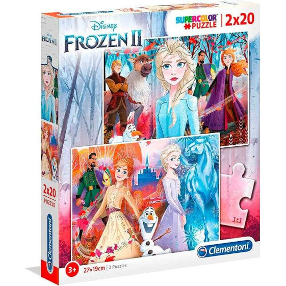 Пазлы Frozen Пазл Два В Один FROZEN Double Double Puzzle 2X20 Pieces 40 ...