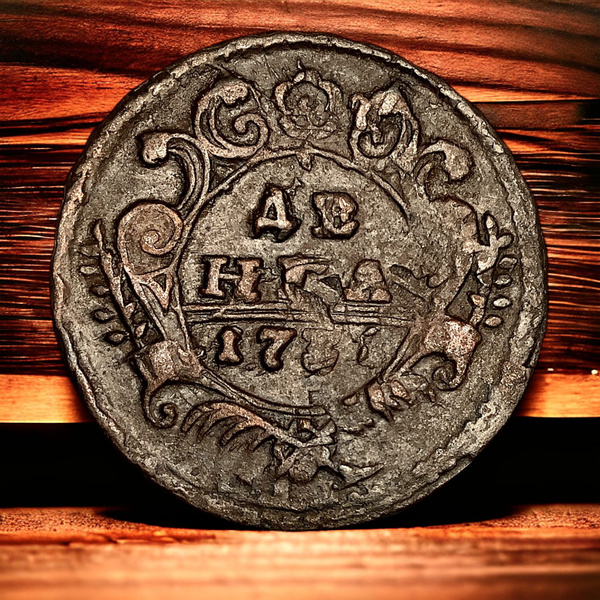 Монета Российская Империя Деньга 1738 года. Анна Иоанновна - купить в ...