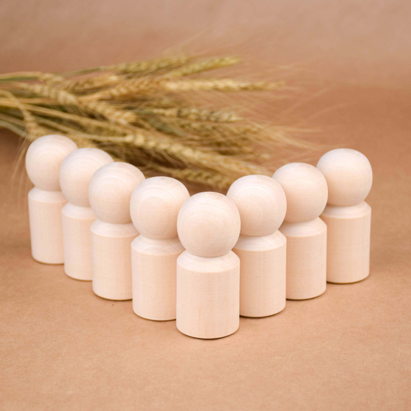 Деревянные Человечки Монтессори Игрушка Заготовка - купить с доставкой ...