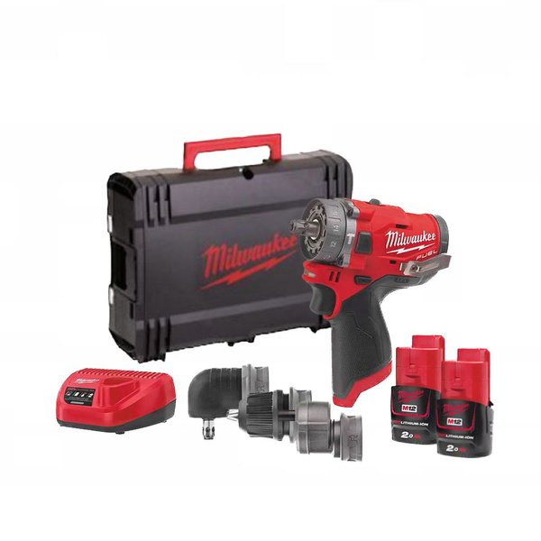 Дрель-шуруповерт Milwaukee M12 FPDXKIT, От аккумулятора - купить по ...