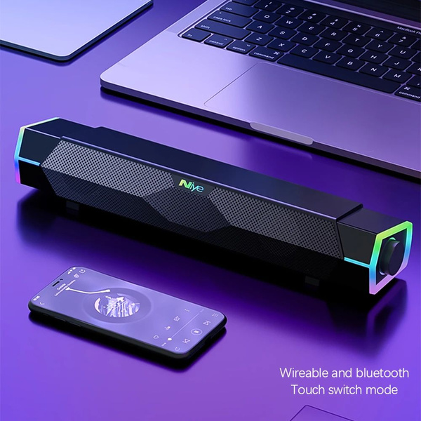 Саундбар Niye для компьютера, телевизора с RGB подсветкой - купить с ...
