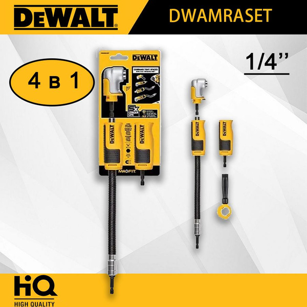 DEWALT Угловая насадка ударная 4 в 1 для ударной отвертки Электрическая ...