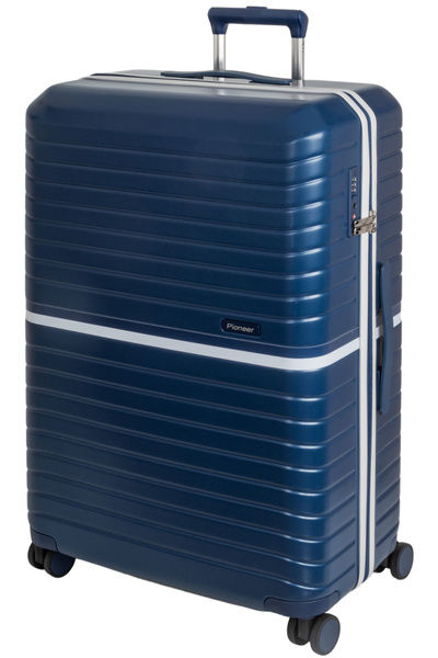 Чемодан Samsonite на колесах пластиковый L замок с функцией TSA ...