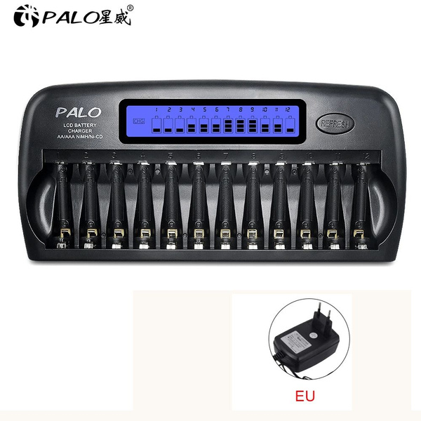 PALO Адаптер для батареек AA, AAA, NiMH тип, 12 В, 1 шт - купить с ...