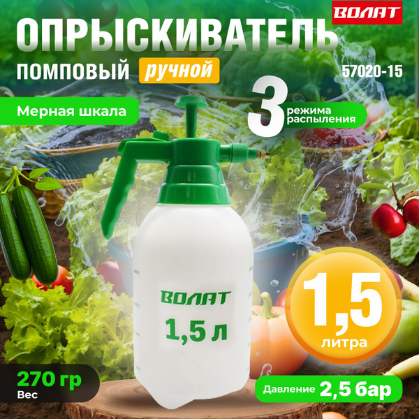 Опрыскиватель для растений ВОЛАТ 1 шт, Пластик - купить по выгодной ...