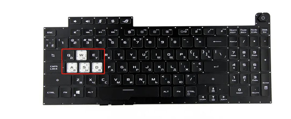 Новая клавиатура для Asus ROG Strix G17 G731 G731G G731GT G731GU с ...