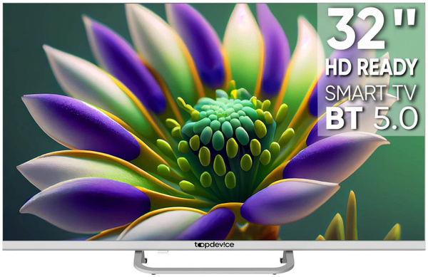 Купить телевизор Topdevice TV 32 FRAMELESS NEO CS04 HD Smart TV WildRed ...