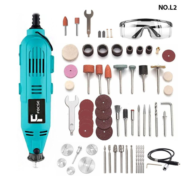 Электрическая дрель FOSSE мощностью 180 Вт, шлифовальная машина, мини-полировальные станки с ...