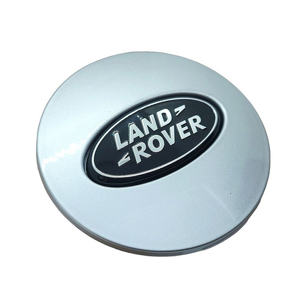 Колпак ступицы колеса LAND ROVER (Черное на серебре, 62мм ...