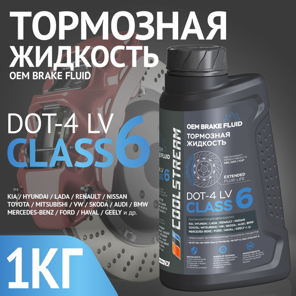 Жидкость тормозная Coolstream CS-040101 DOT 4 - купить по доступной цене в интернет-магазине ...