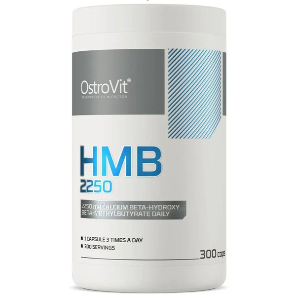 OstroVit HMB 2250 мг 300 капсул Гидроксиметилбутират для похудения и ...