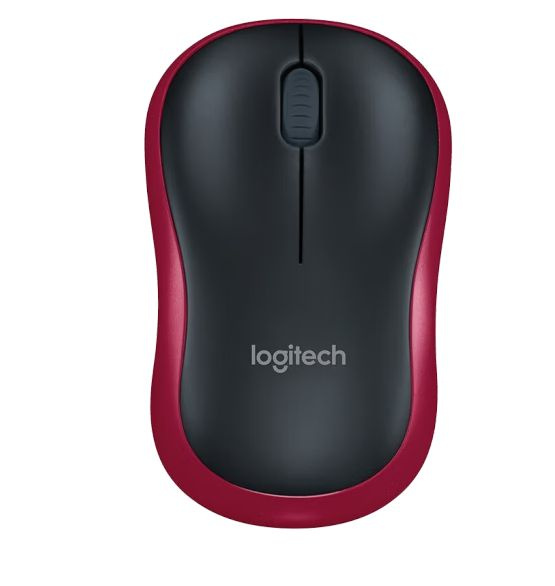 Мышь M186 M186, красный - купить по выгодной цене в интернет-магазине OZON (1602033066)